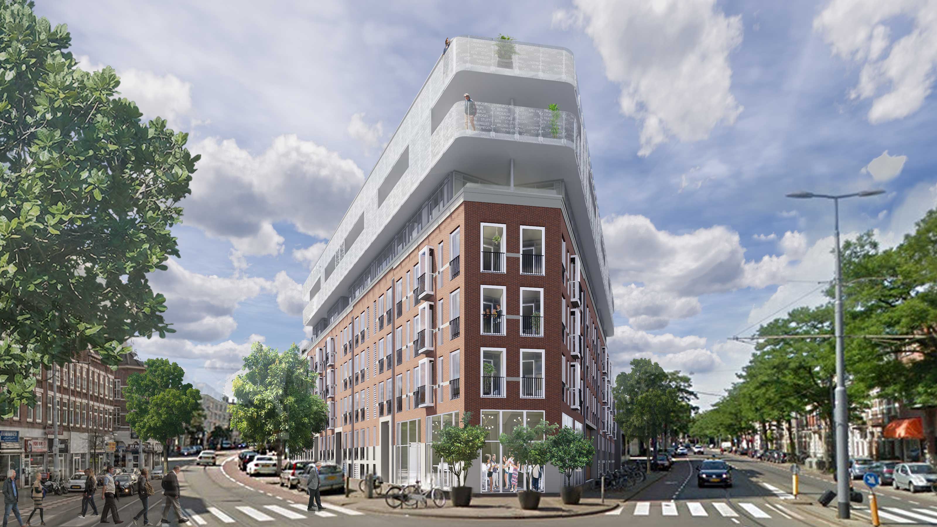 EGM architects | Hybrid apartment building Rotterdam